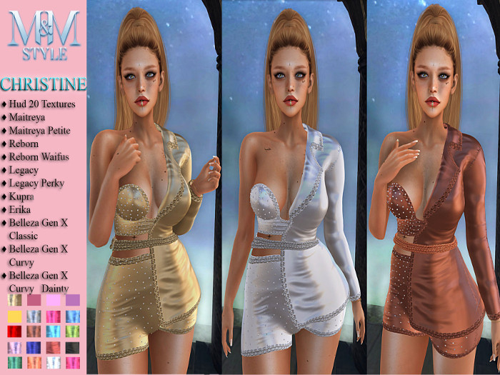 Second Life Marketplace - M&M STYLE-Christine-OCT23